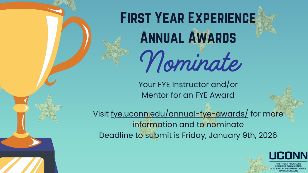 FYE Annual Award Nomination Form | First Year Experience | First Year ...
